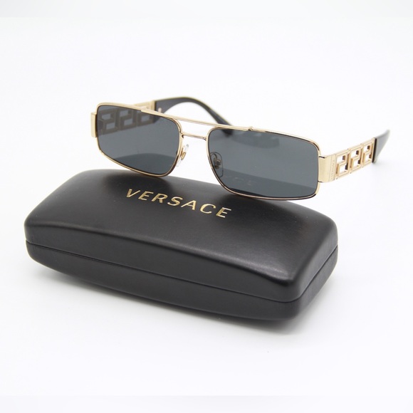 Versace | Accessories | New Versace Ve2257 0287 Gold Sunglasses Mod2257 ...